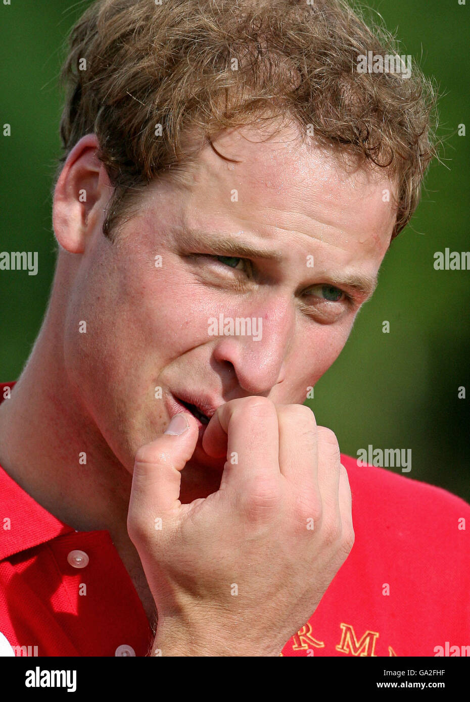 Prince William competes in the Rundle Cup Polo match at Tidworth Polo ...