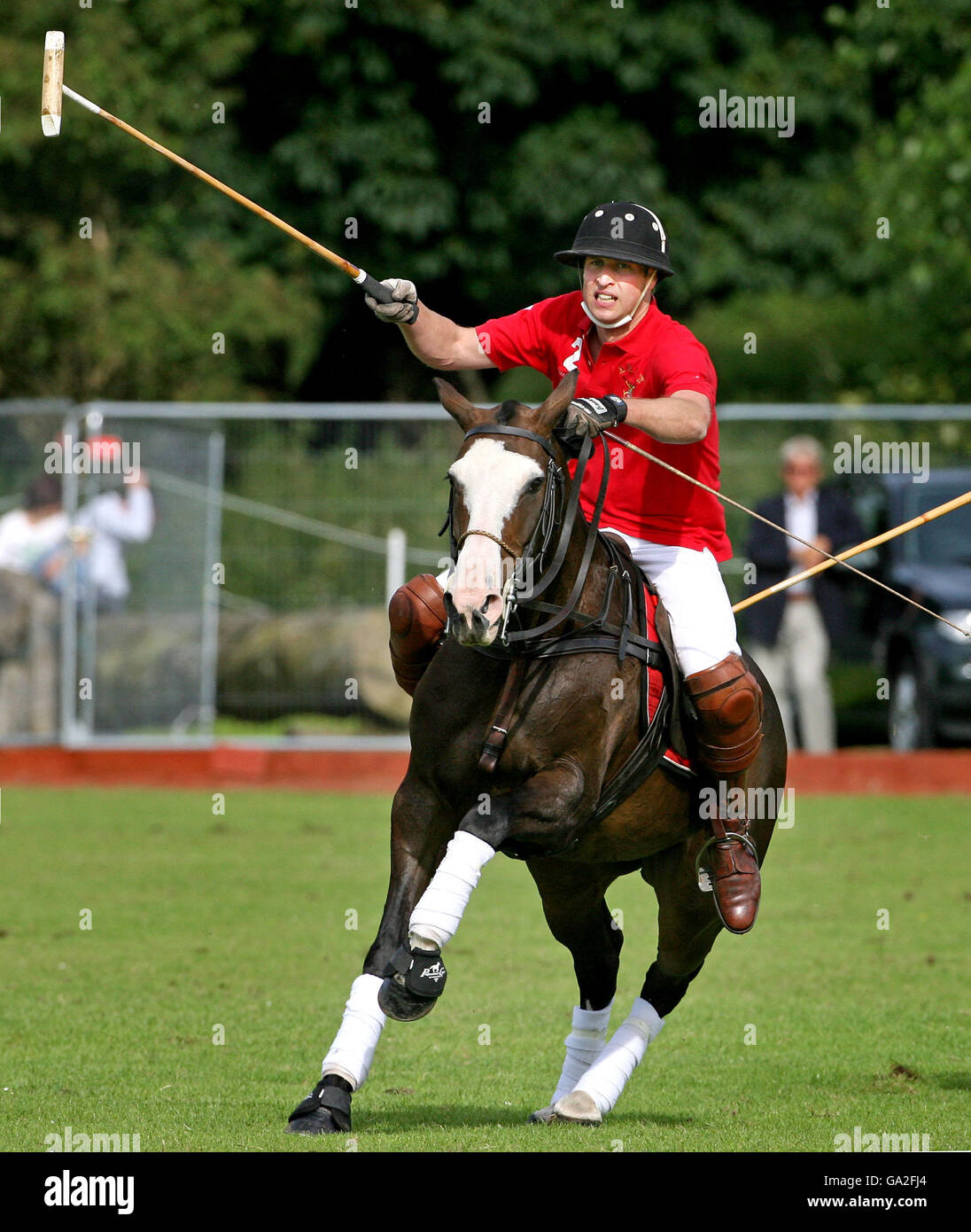 In the polo match at tidworth hi-res stock photography and images - Alamy