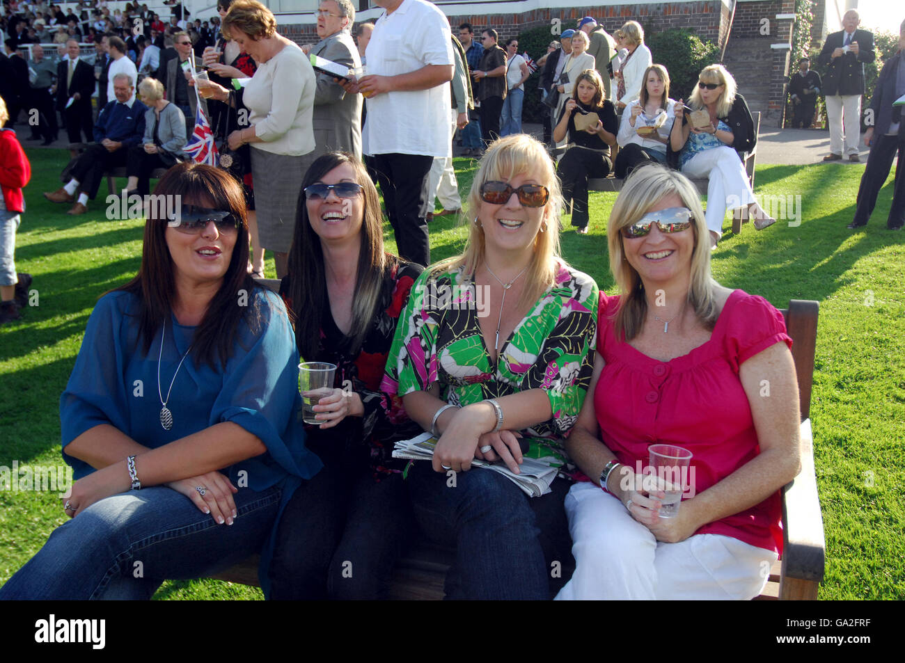 Spectators enjoy the atmosphere during the Best of British night ...