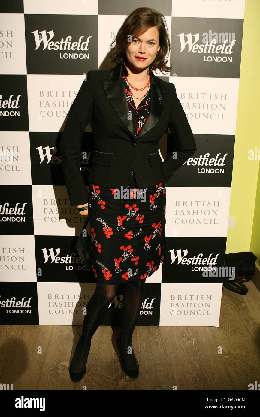 Jasmine Guinness attends the' BFC Fashion Forward' party sponsored by ...