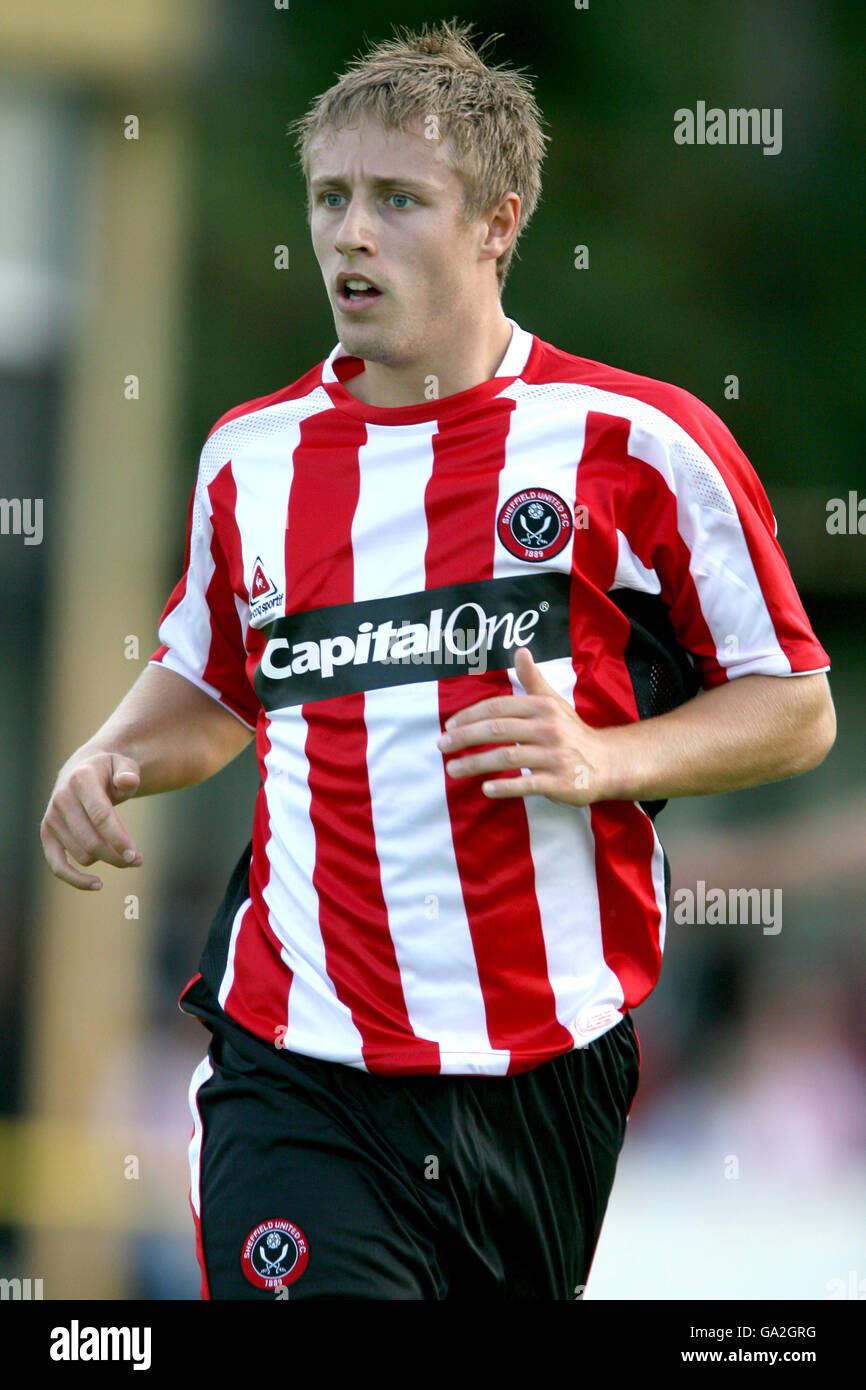 Soccer friendly worksop town sheffield hi-res stock photography and ...