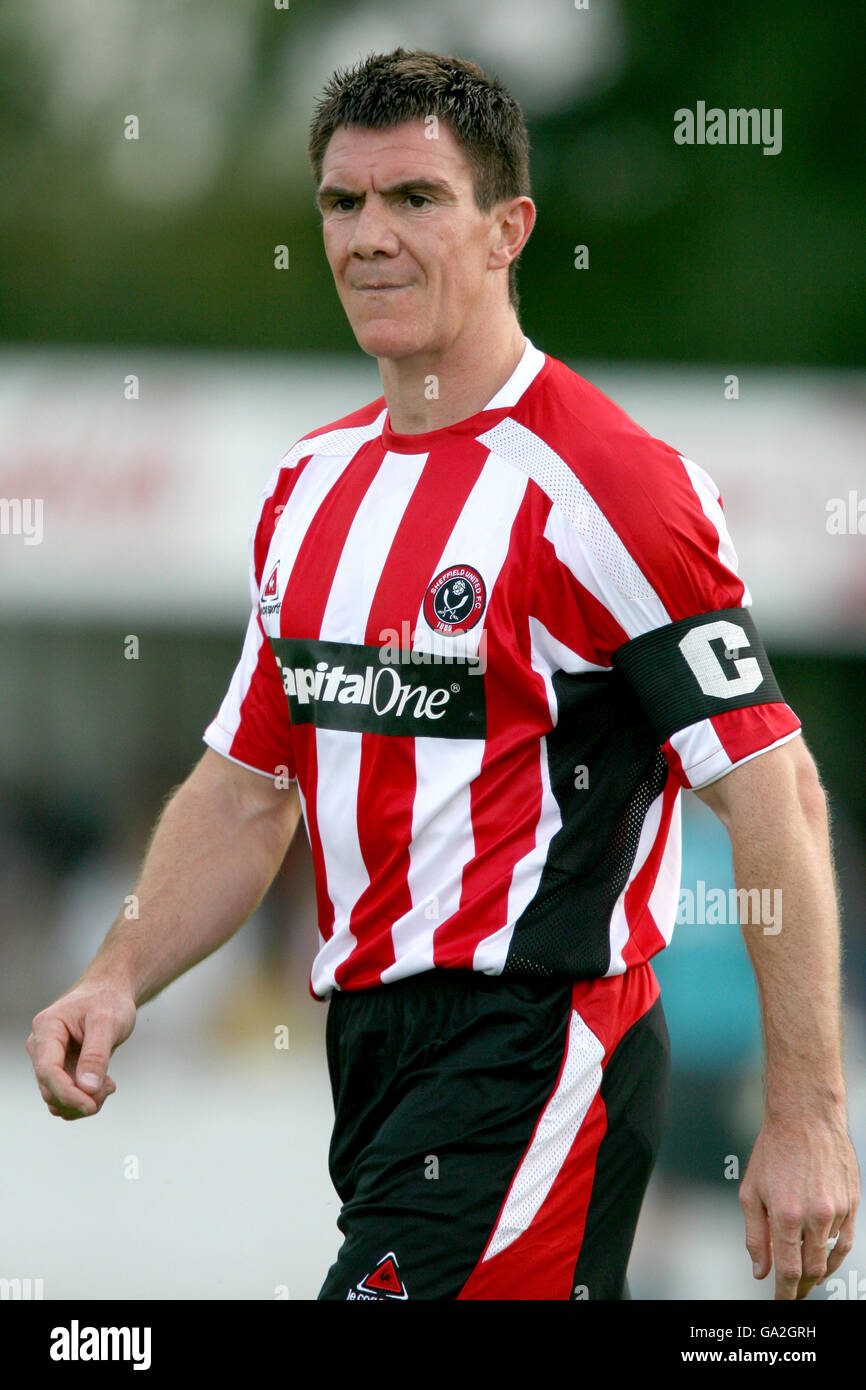 Soccer friendly worksop town sheffield hi-res stock photography and ...