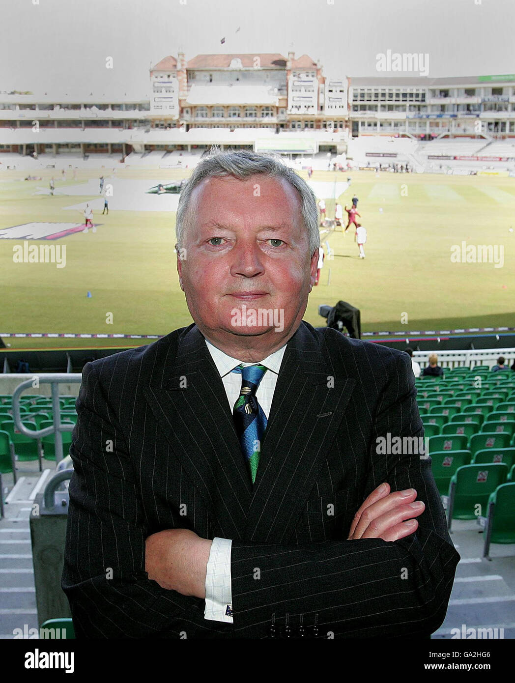 New ICC Chairman David Morgan after a Press conference at The Brit Oval ...