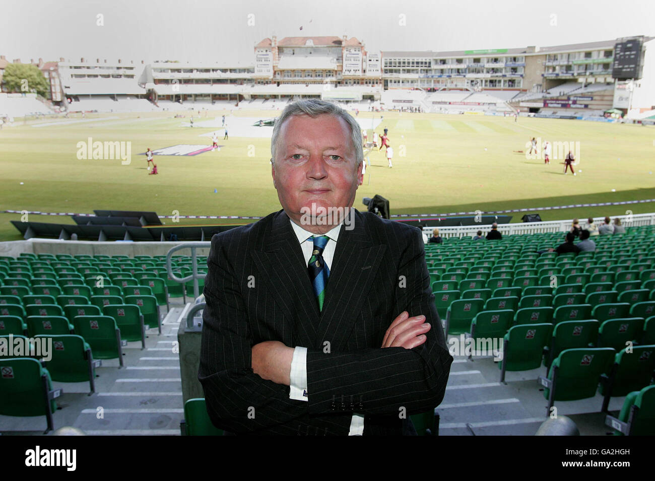 New ICC Chairman David Morgan after a Press conference at The Brit Oval ...