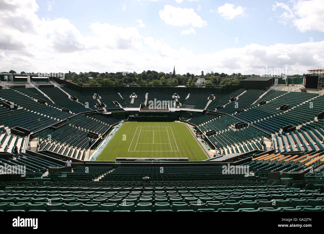 Tennis - Wimbledon Feature - All England Club Stock Photo - Alamy