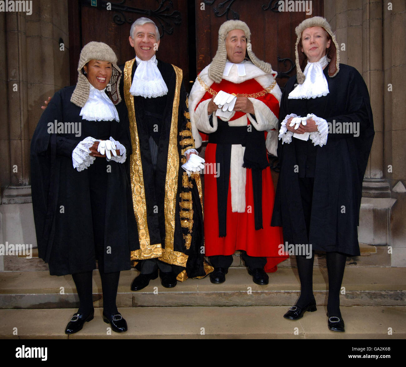 (L-R) New Attorney General Baroness Scotland, new Lord Chancellor and ...