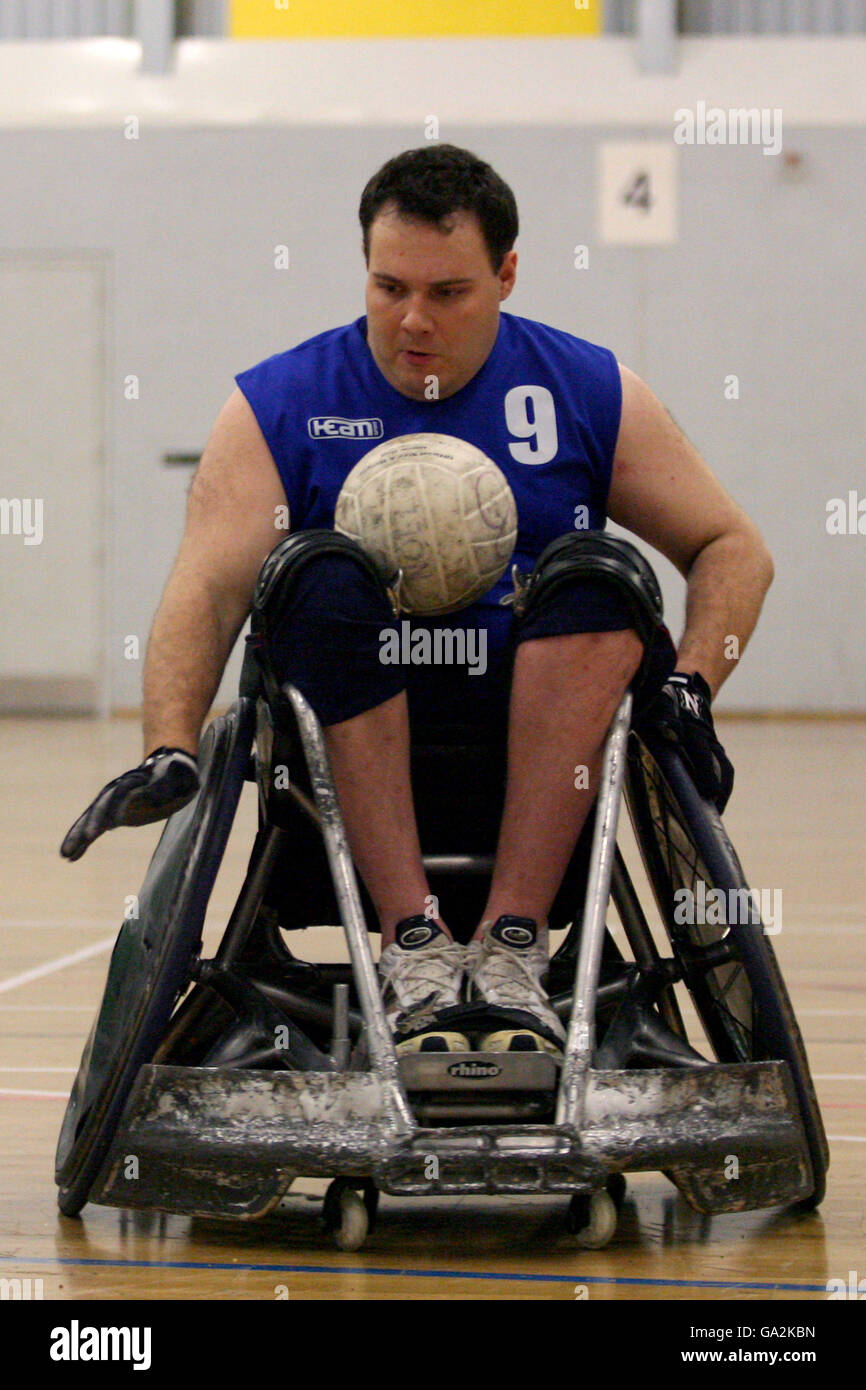 Wheelchair Rugby - National Finals - Stoke Mandeville Stadium. Ross ...
