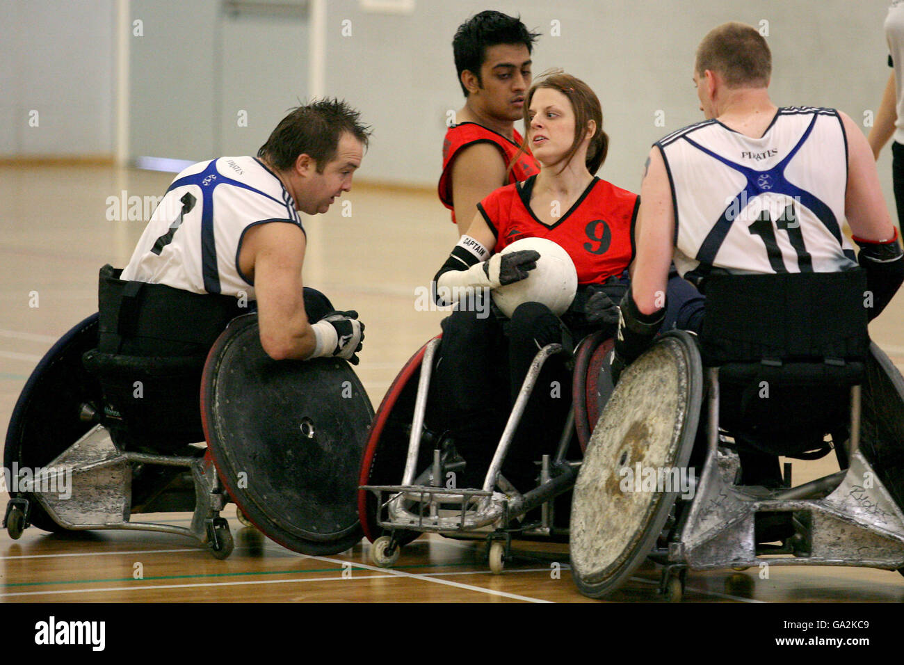 Wheelchair Rugby - National Finals - Stoke Mandeville Stadium. Match ...