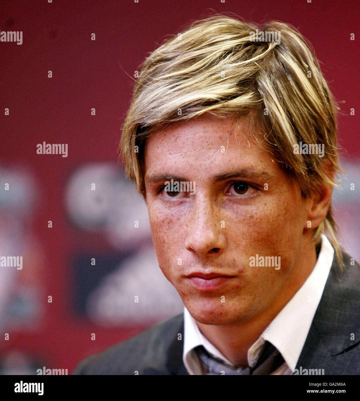 Soccer - Liverpool Press Conference with new signing Fernando Torres ...
