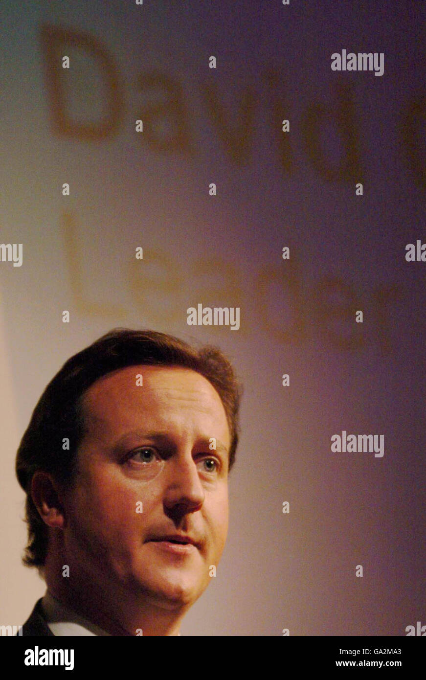 David Cameron at the British Phonographic Industry Stock Photo - Alamy