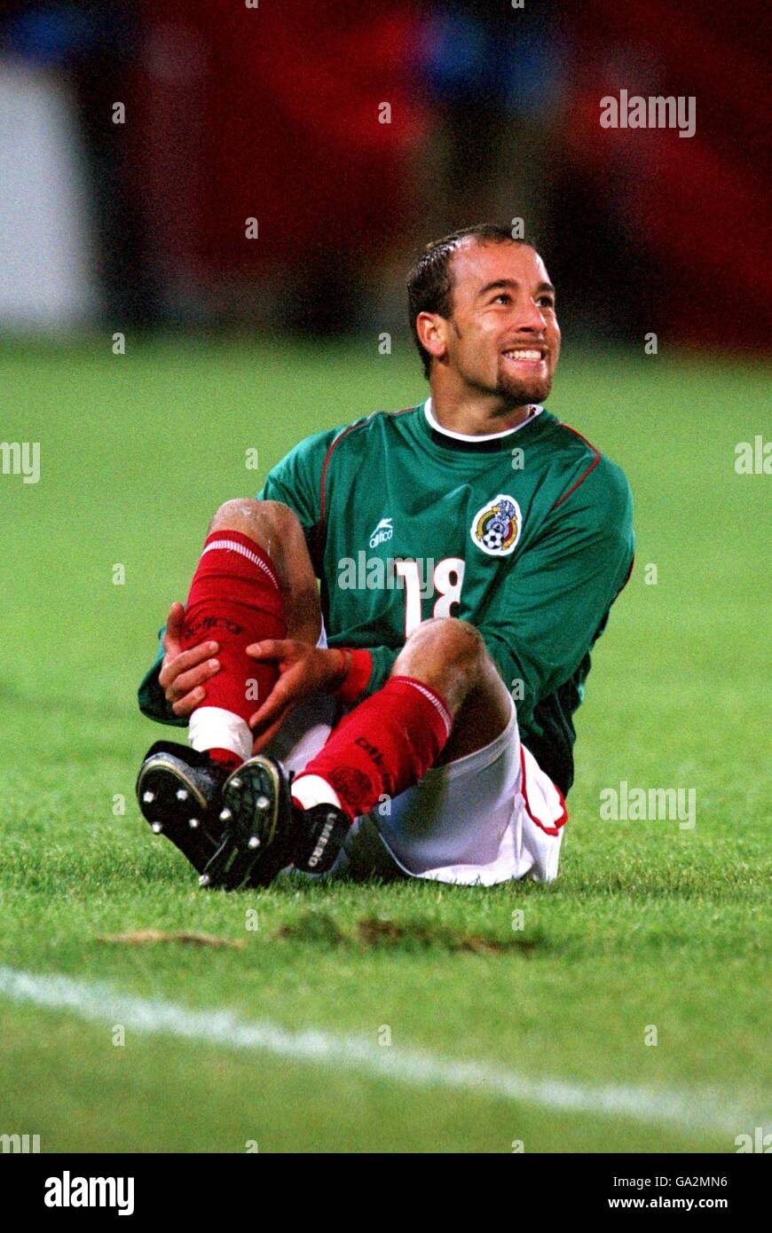 International Soccer - Friendly - Spain v Mexico. Johan Rodriguez ...