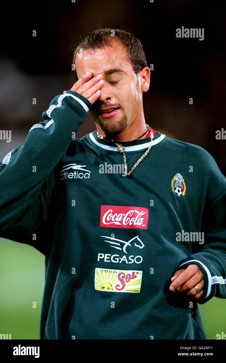 International Soccer - Friendly - Spain v Mexico. Johan Rodriguez ...