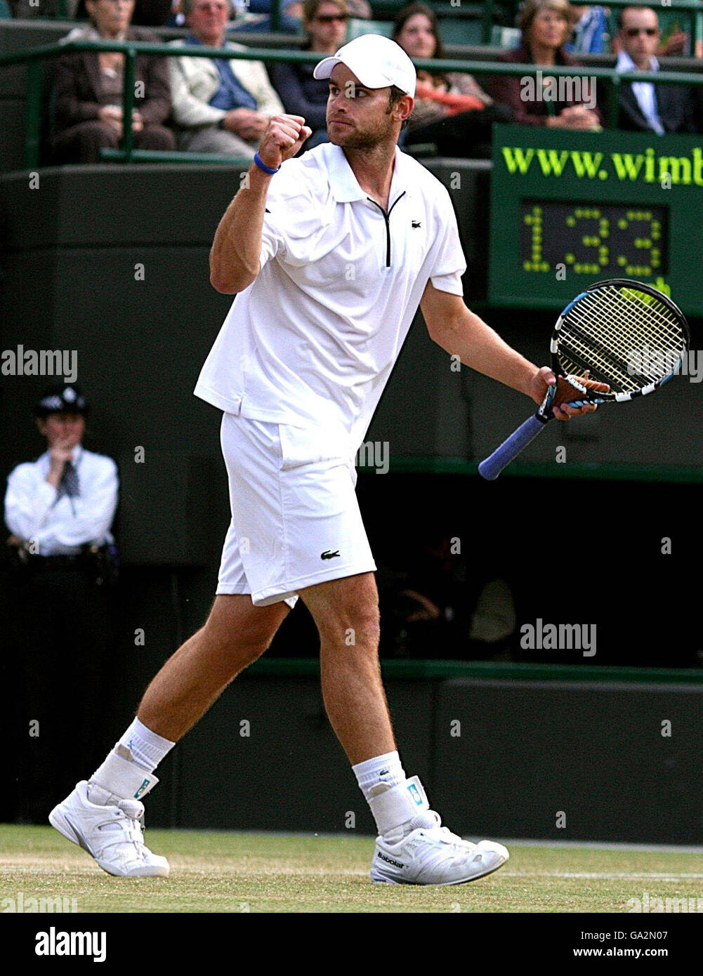 Full length racquet gesturing celebrating fist england mangpb hi-res ...