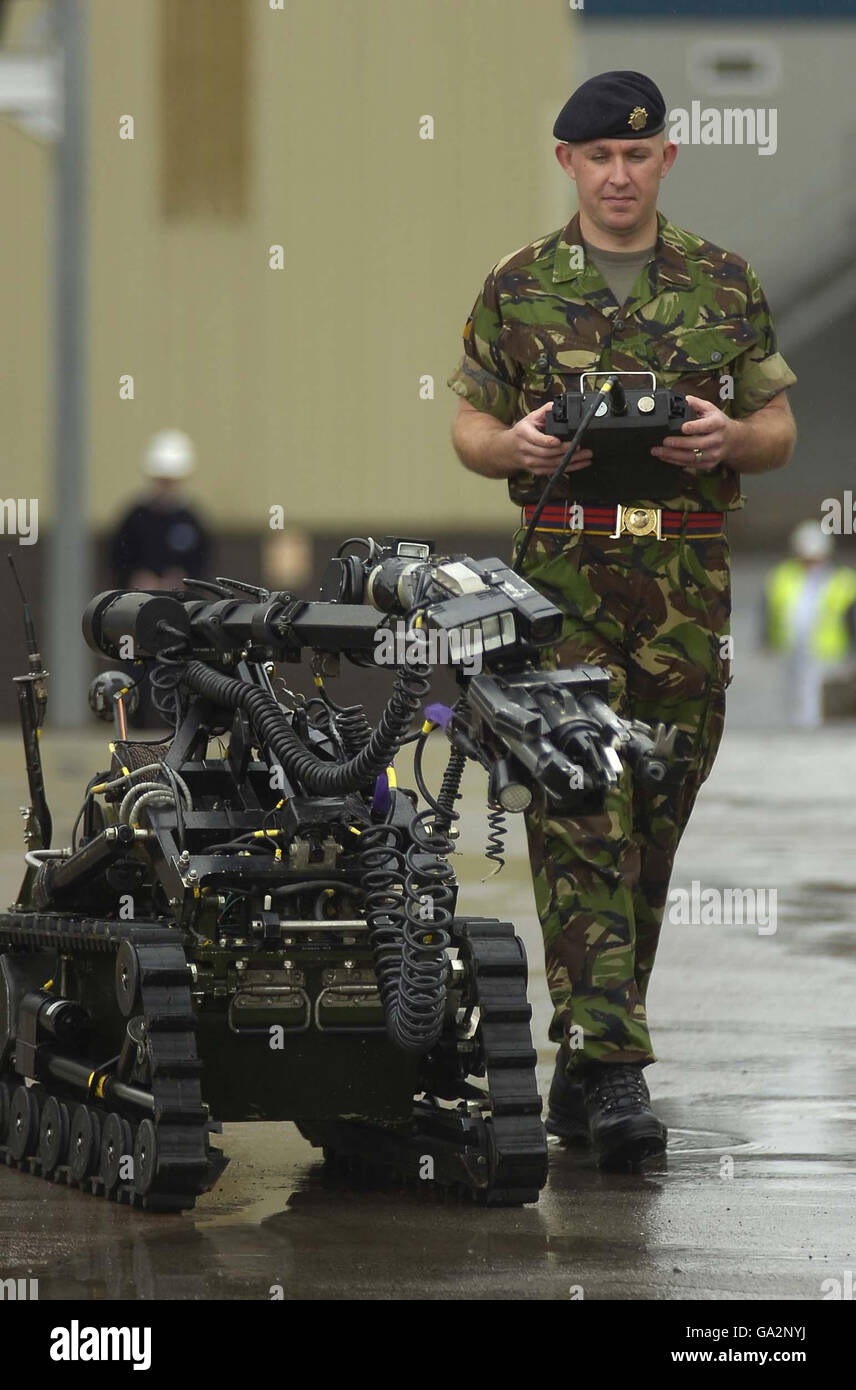 Glasgow bomb disposal display Stock Photo - Alamy