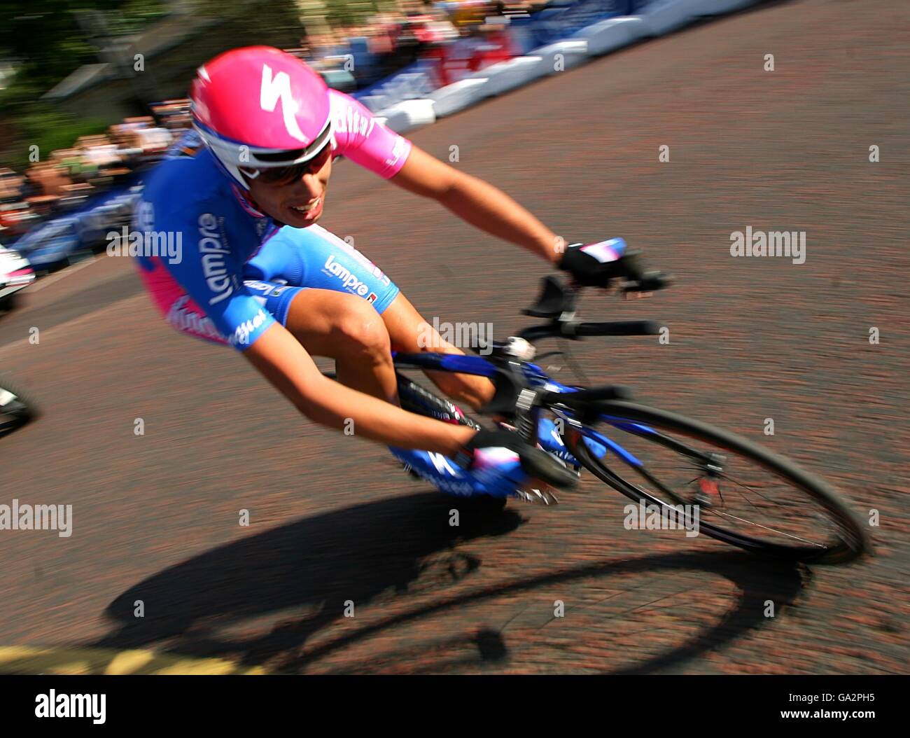 Italy's Alessandro Ballan of the Lampre-Fondital Team Stock Photo - Alamy