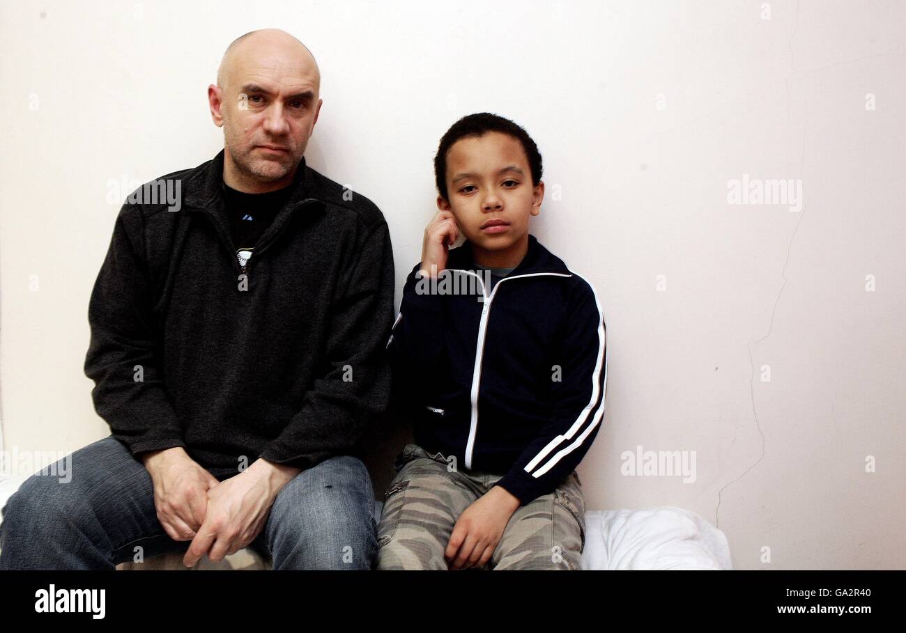 Ian Brown and Riordan Brown - South London Stock Photo - Alamy