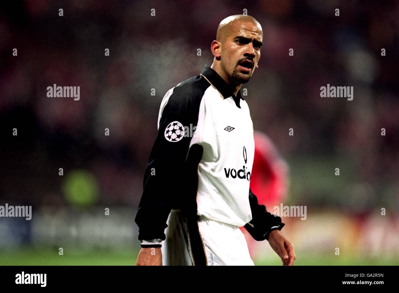 Juan sebastian veron manchester united football club hi-res stock ...