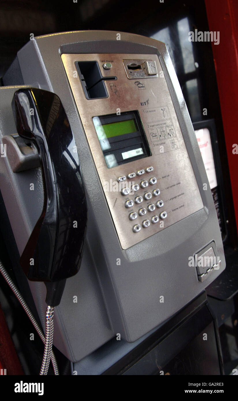Bt payphone hi-res stock photography and images - Alamy