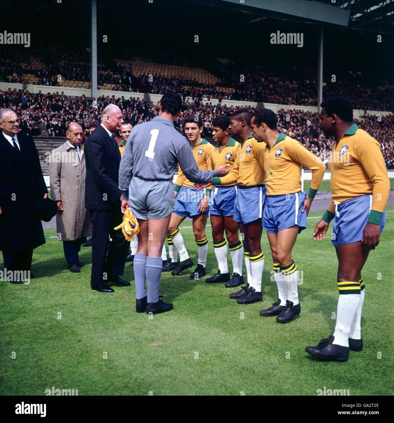 England V Brazil Line Up High Resolution Stock Photography and Images ...
