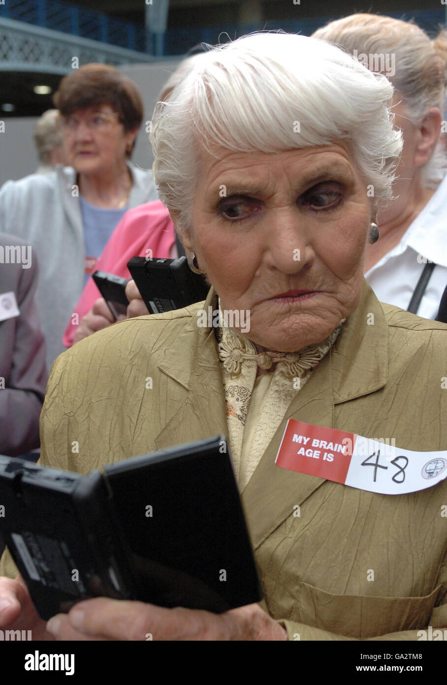 The Zimmers perform at The Retirement Show - London Stock Photo - Alamy