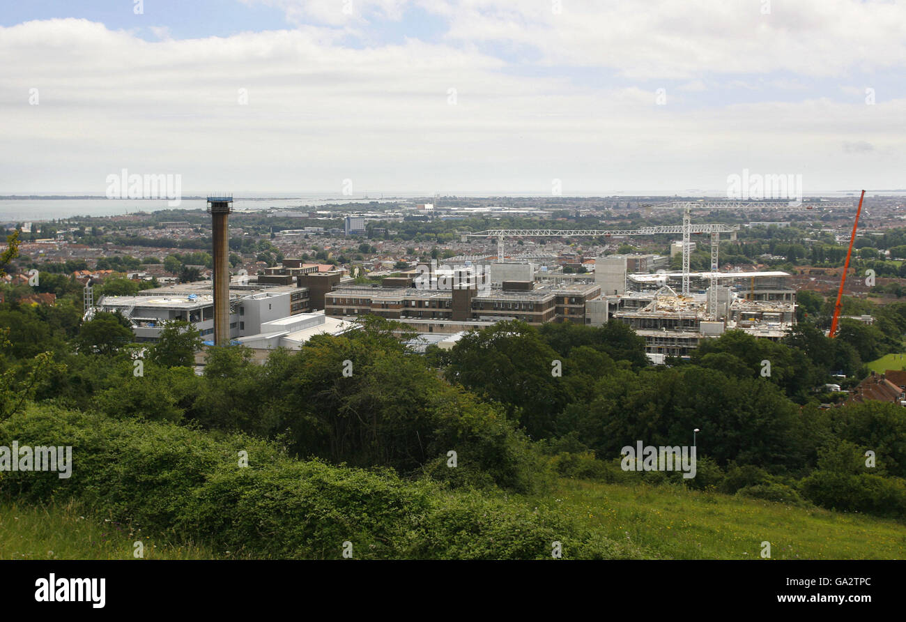 General view of the major redevelopment in progress at the Queen ...