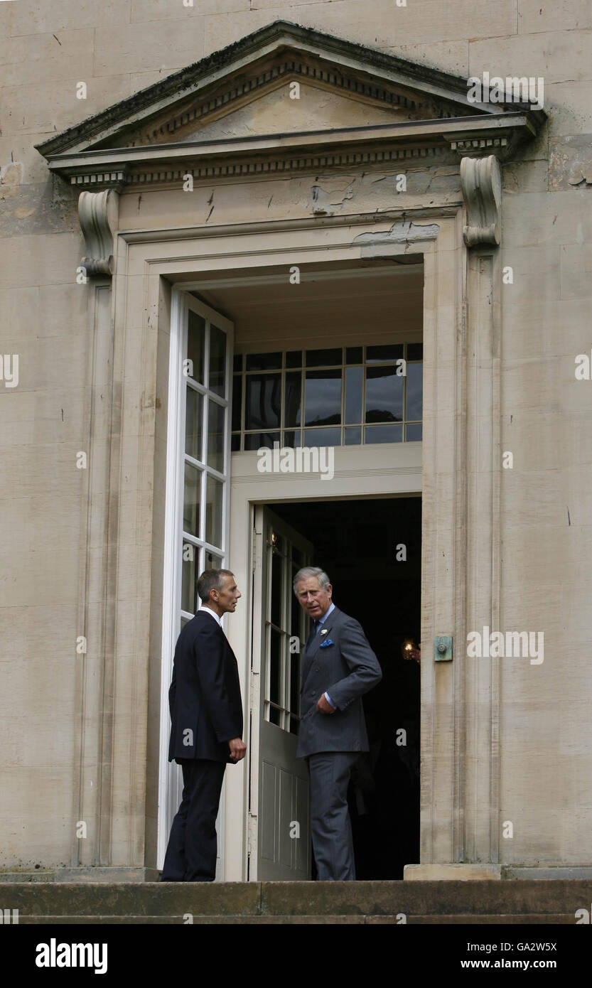 The Prince of Wales (right) and John Bute, the Marquis of Bute, during ...