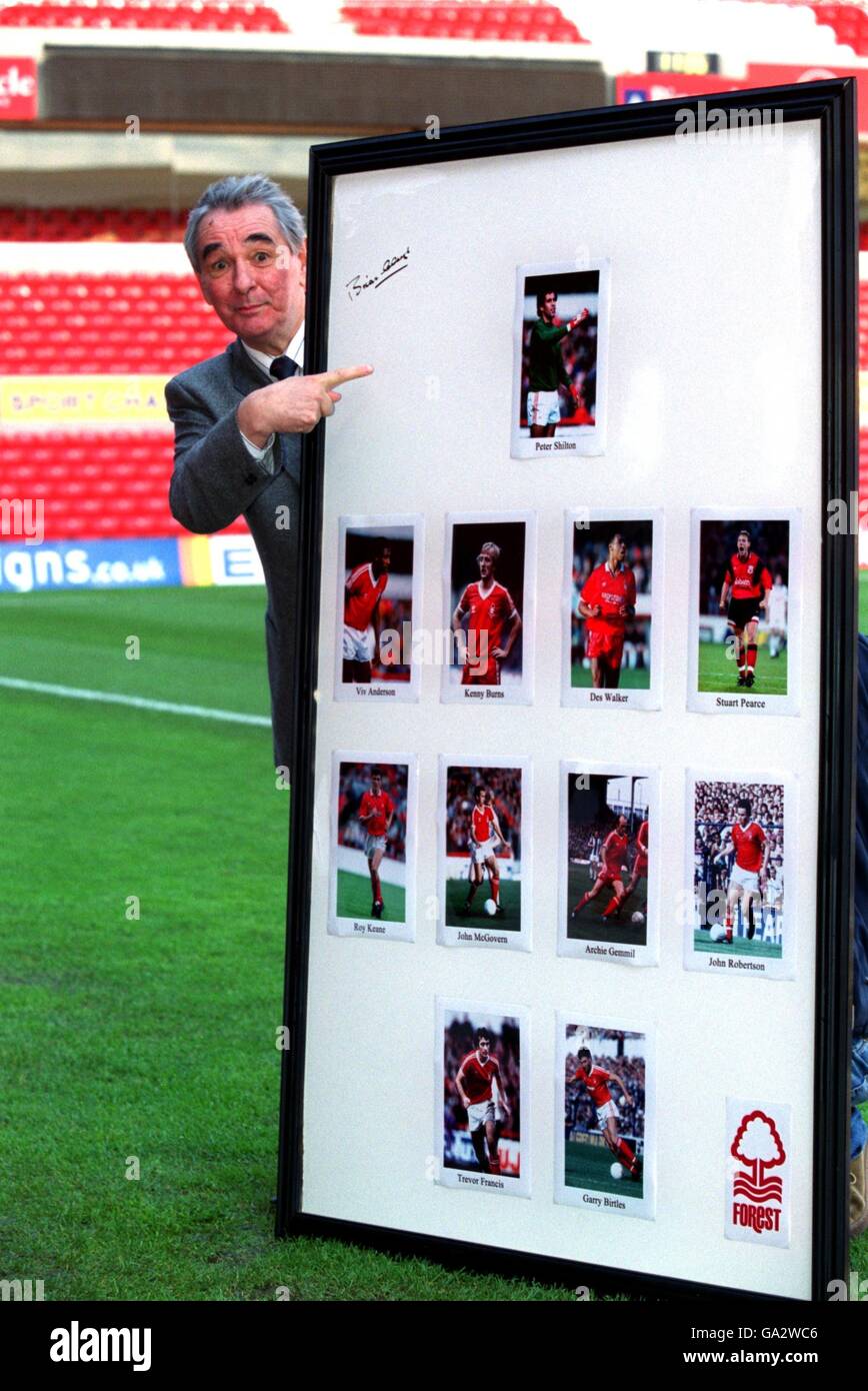 Former Nottingham Forest manager Brian Clough with his Nottingham ...