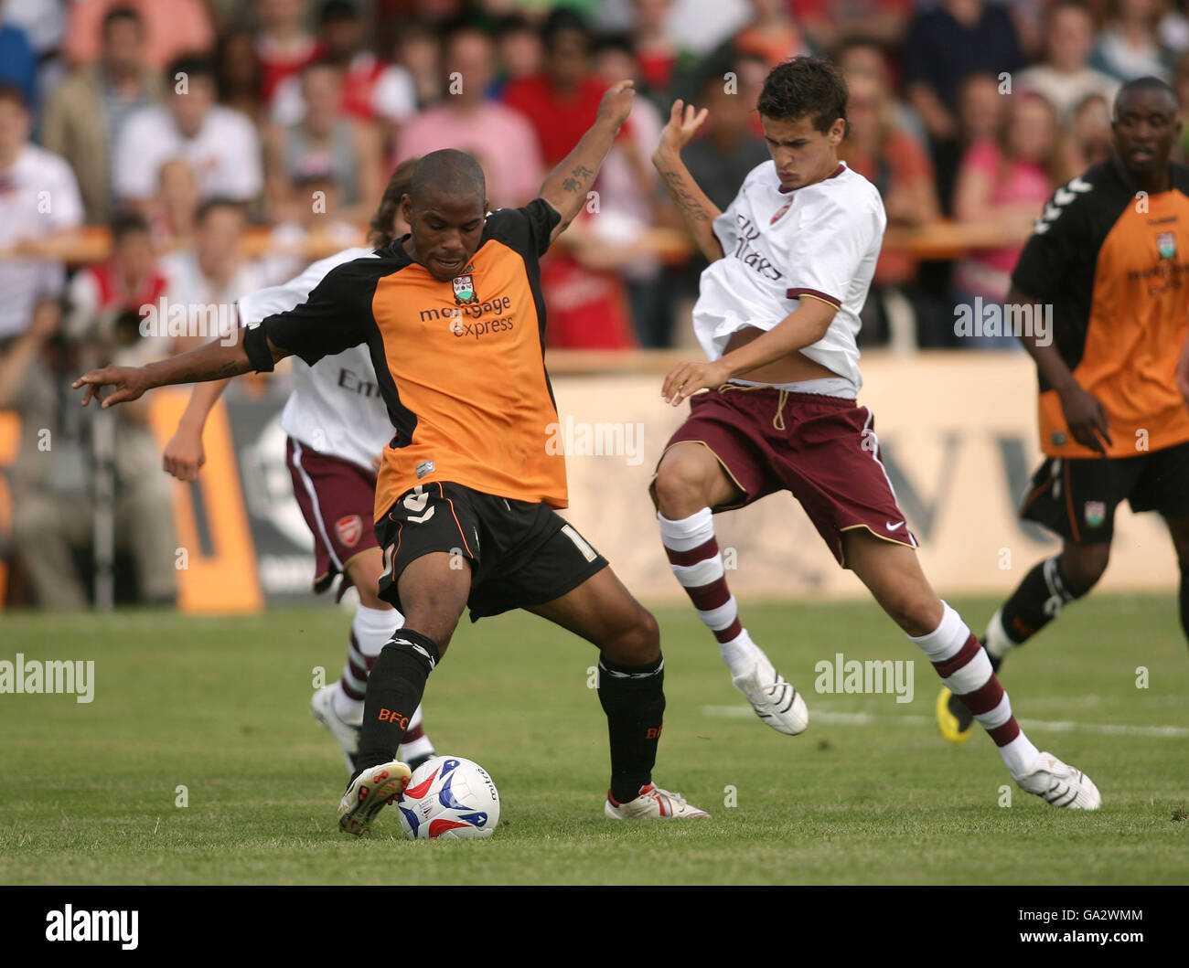 Soccer - Friendly - Barnet v Arsenal - Underhill Stadium Stock Photo ...