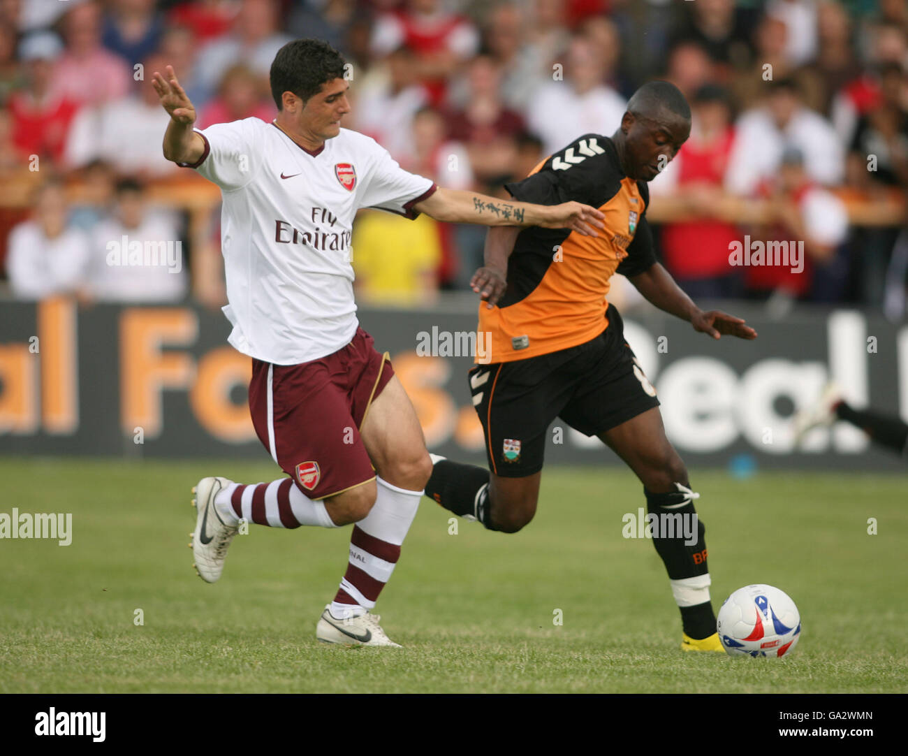Soccer - Friendly - Barnet v Arsenal - Underhill Stadium Stock Photo ...