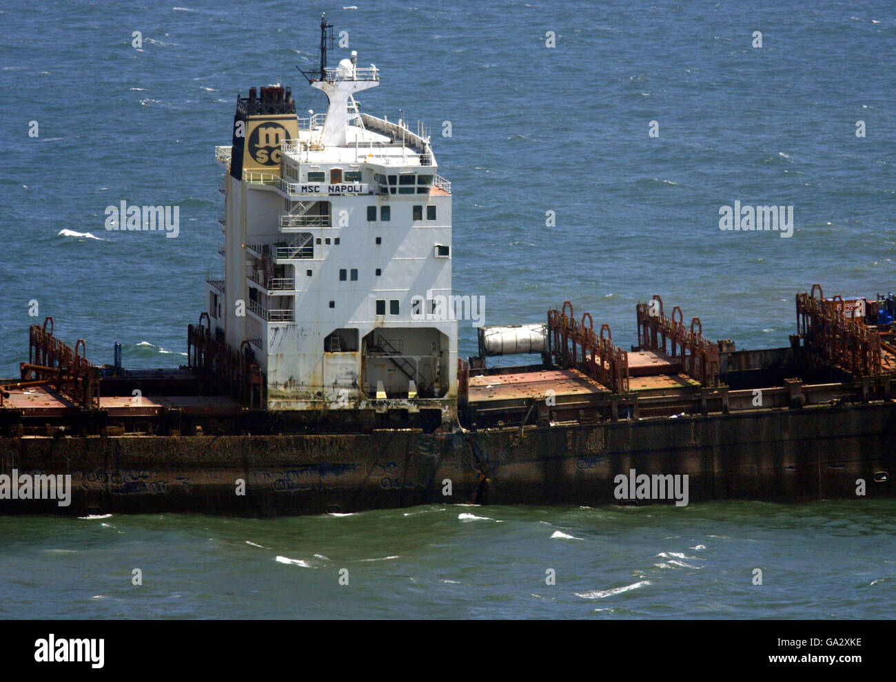 Napoli salvage operation Stock Photo - Alamy