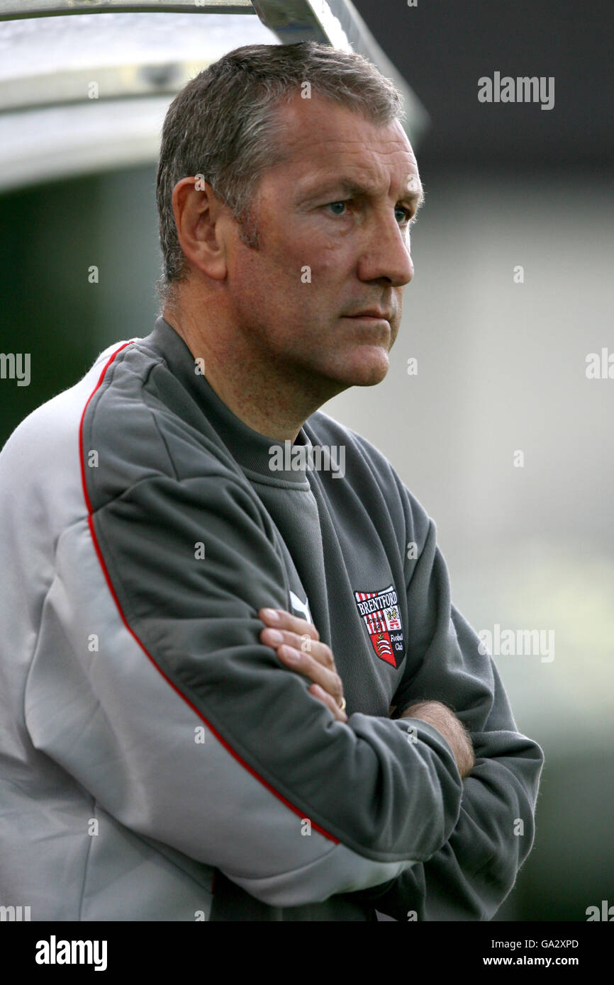 Soccer - Friendly - Staines Town v Brentford - Wheatseaf Park Stock ...