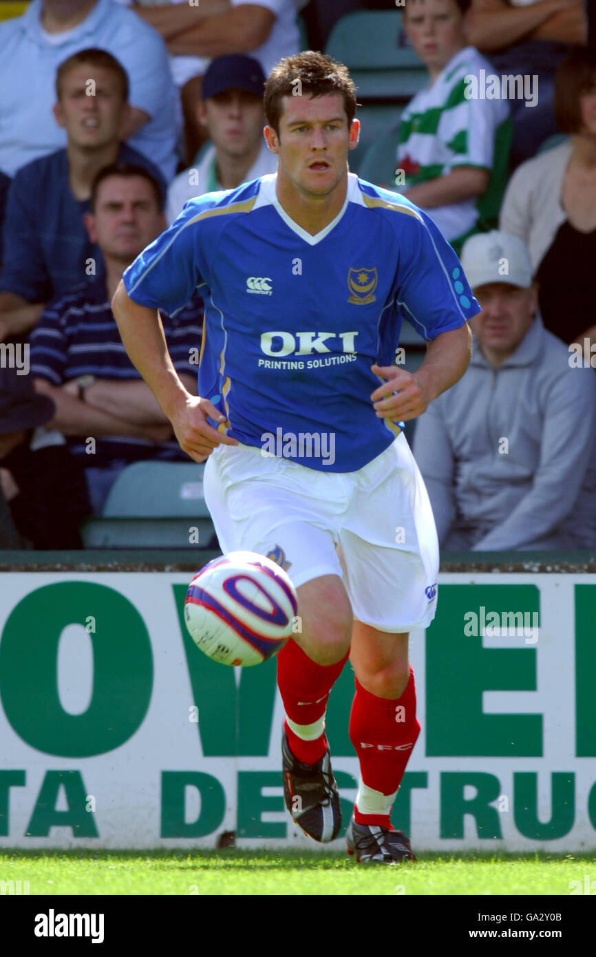 Soccer - Friendly - Yeovil Town v Portsmouth - Huish Park. David Nugent ...