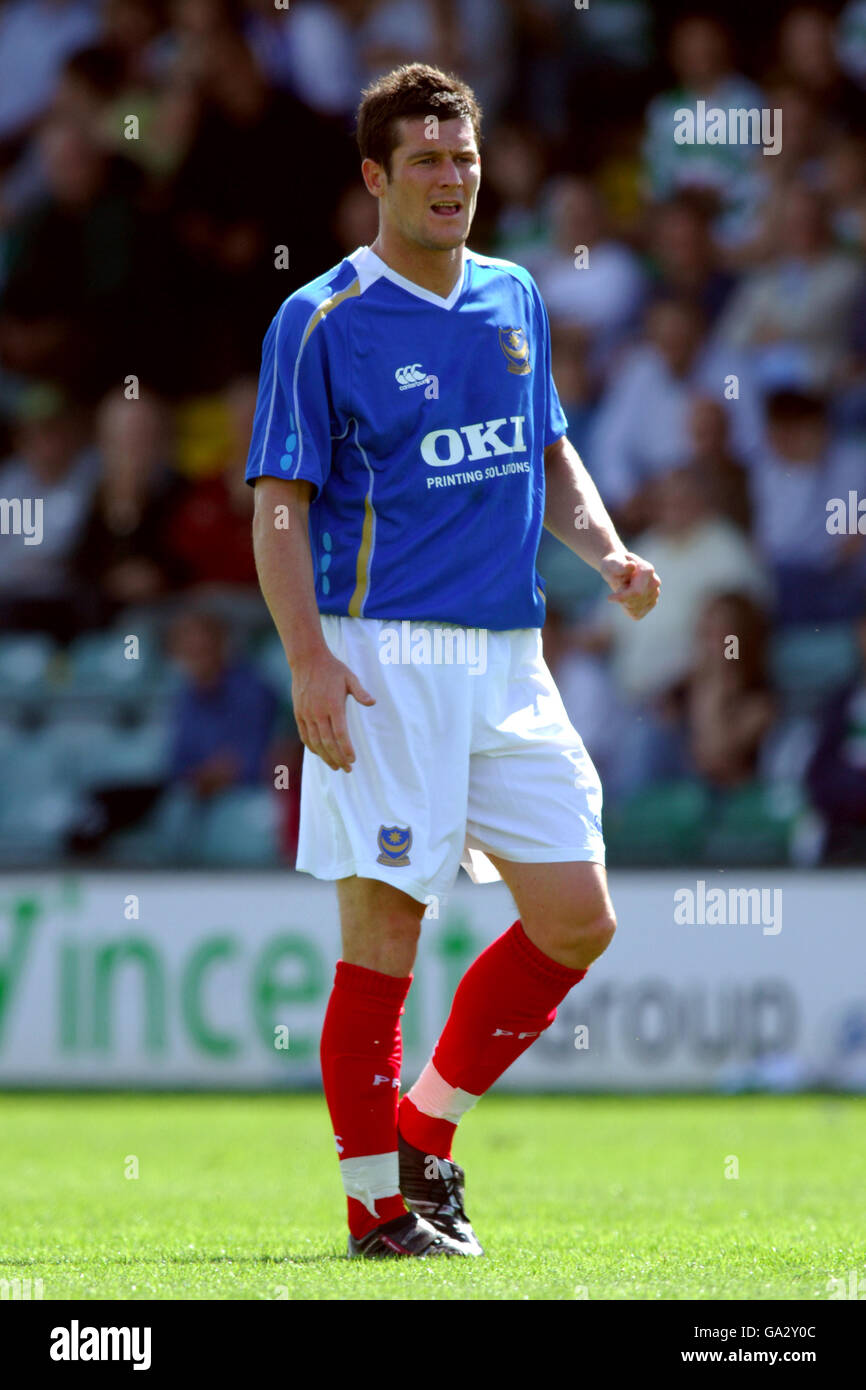 Soccer - Friendly - Yeovil Town v Portsmouth - Huish Park. David Nugent ...