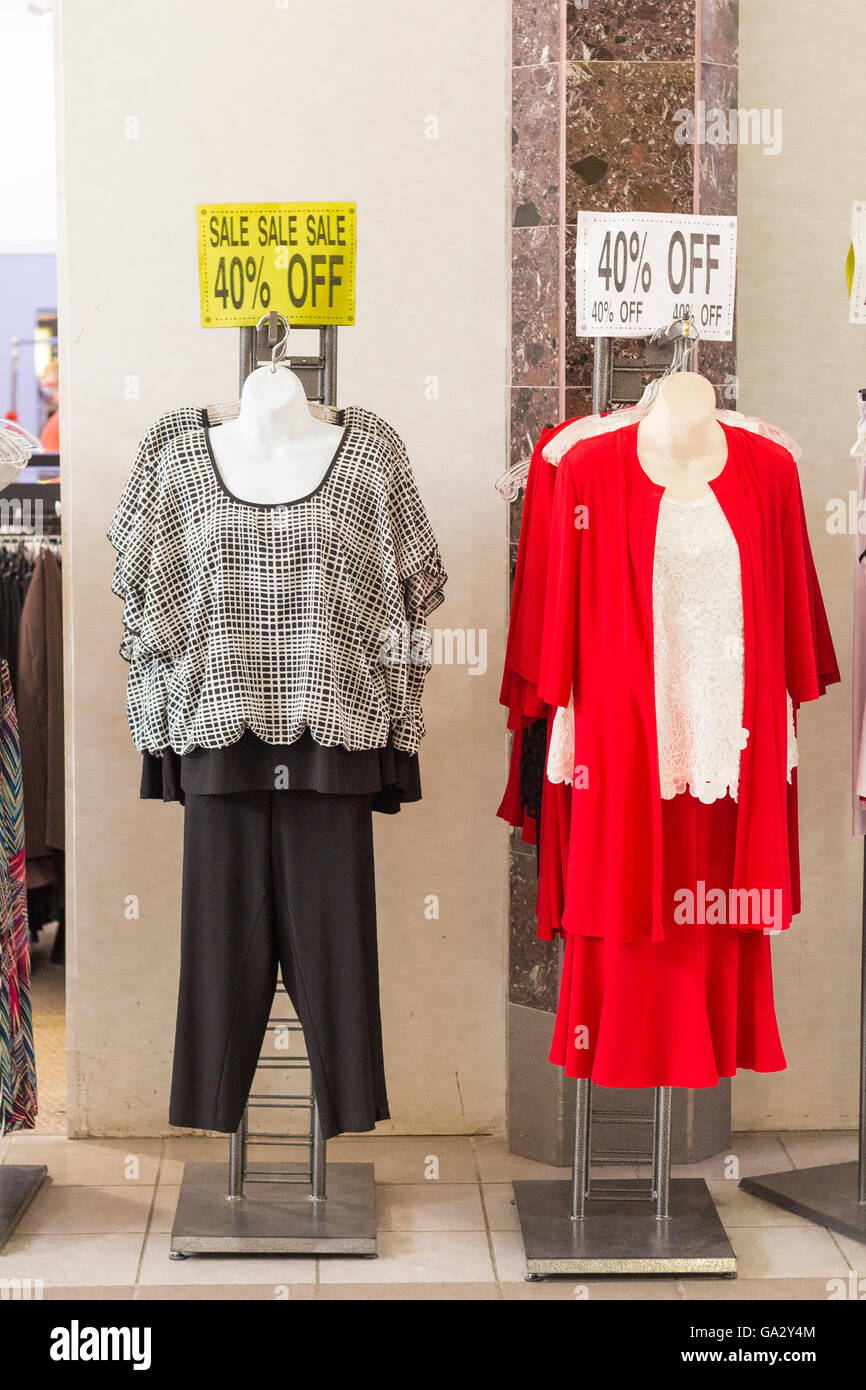 Women's clothing sale hi-res stock photography and images - Alamy