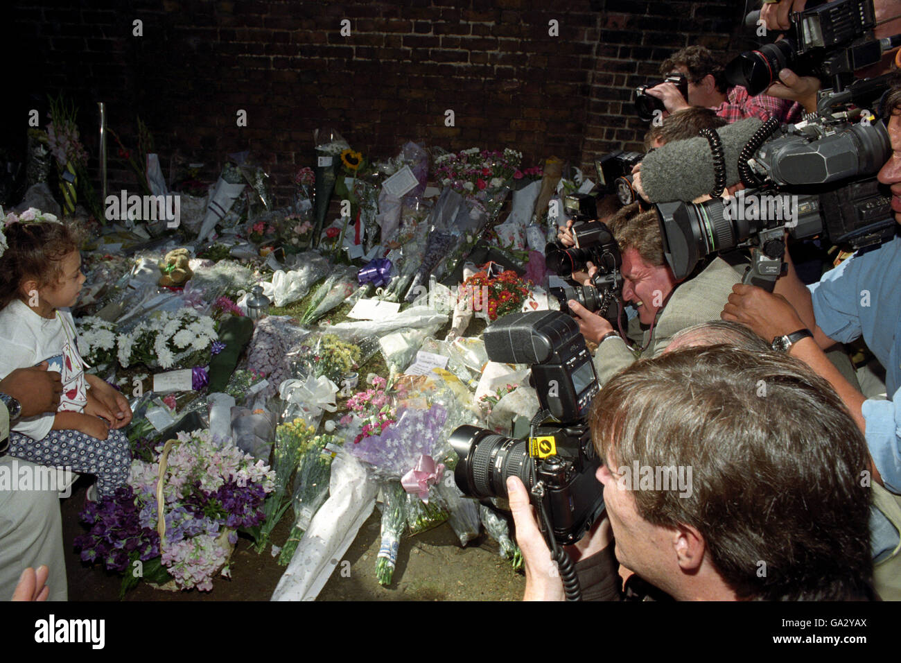 Six-year-old Laura Stanford, who today (Thursday) took the place of ...