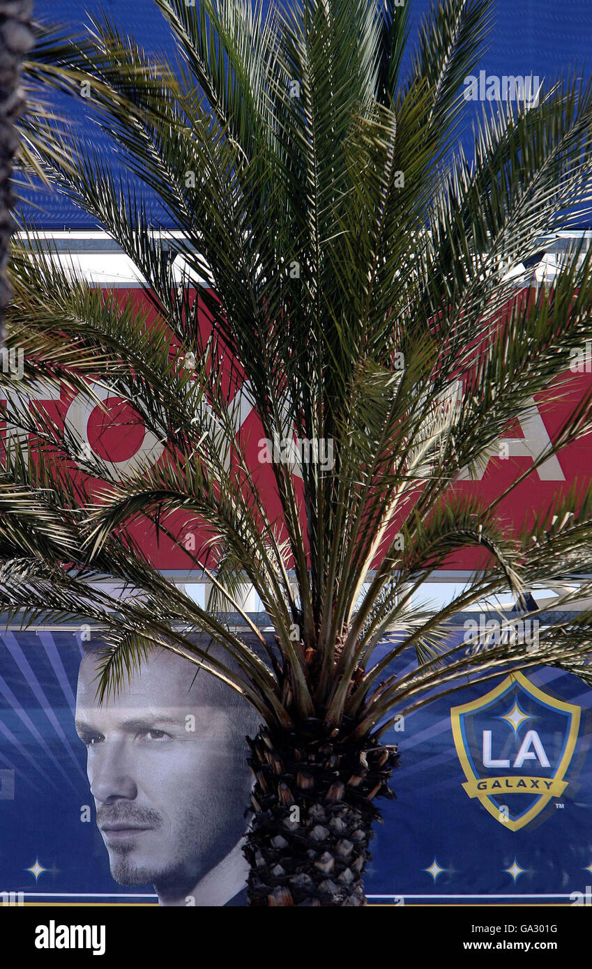 A poster advertising david beckham hi-res stock photography and images ...
