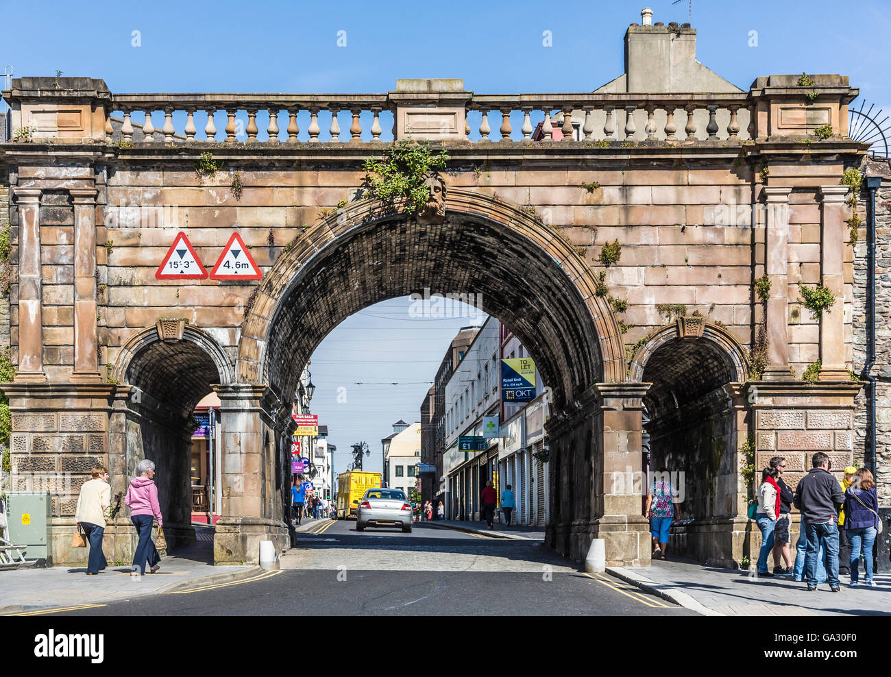 Ferryquay Gate Derry ireland Stock Photo - Alamy