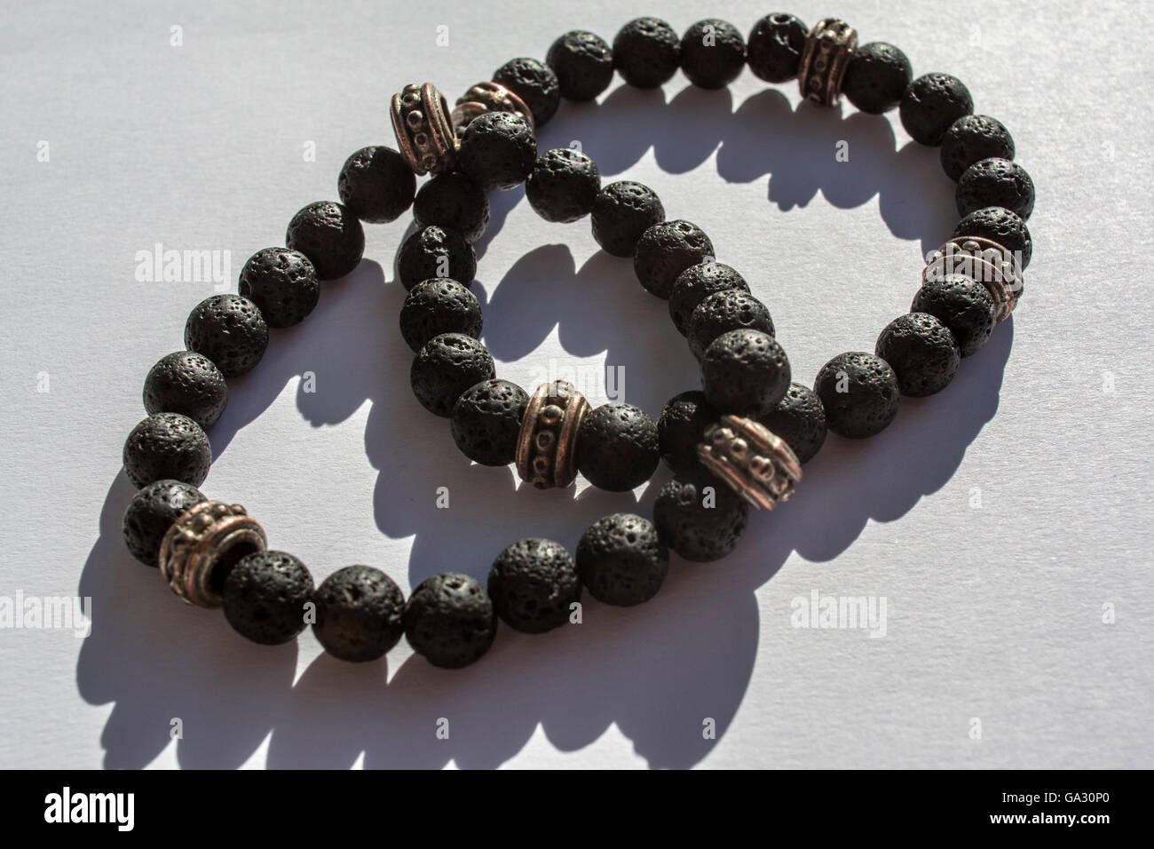 volcano stone bracelet Stock Photo - Alamy