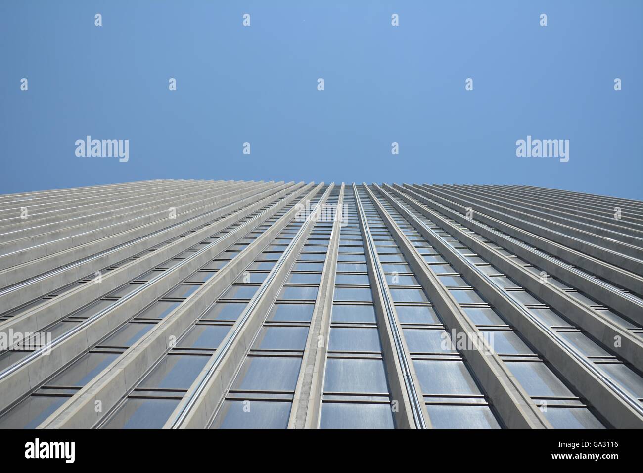 A mid-century modern, International style skyscraper Stock Photo - Alamy