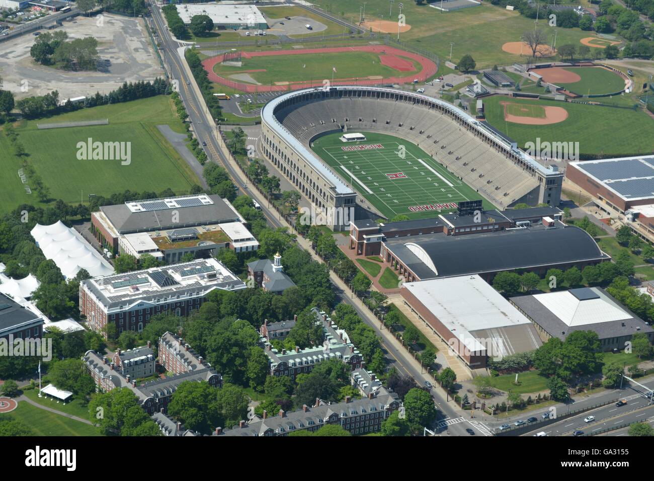 Harvard university aerial hi-res stock photography and images - Alamy