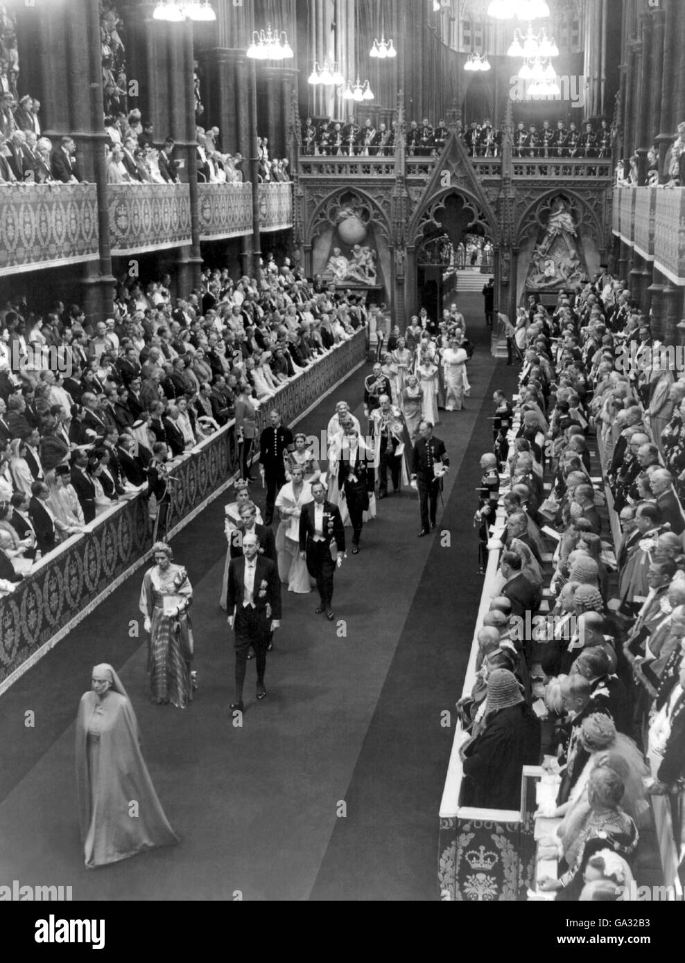 Royalty - Coronation of Queen Elizabeth II - London Stock Photo - Alamy