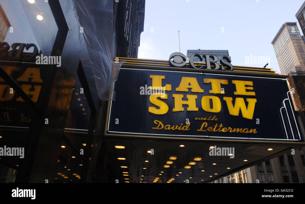 A general view CBS studios where 'The Late Show with David Letterman ...
