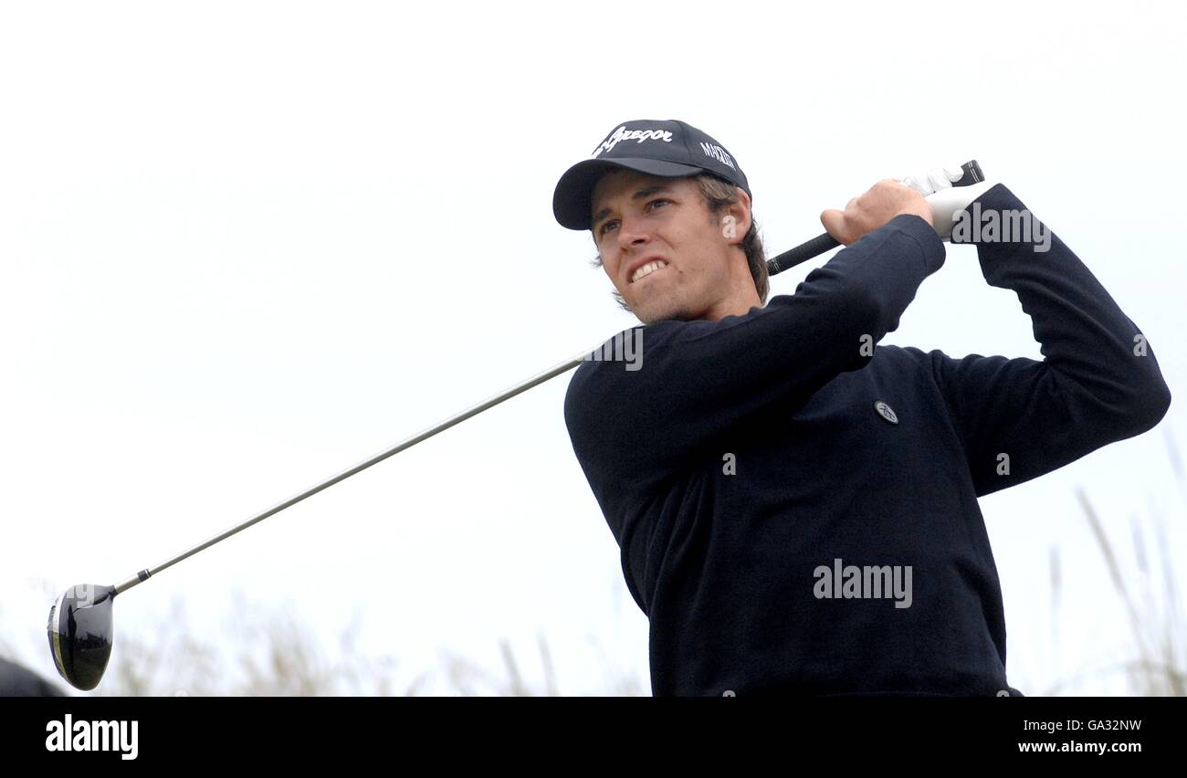 Aaron Baddeley, Australia, in action during The Open Championship at ...