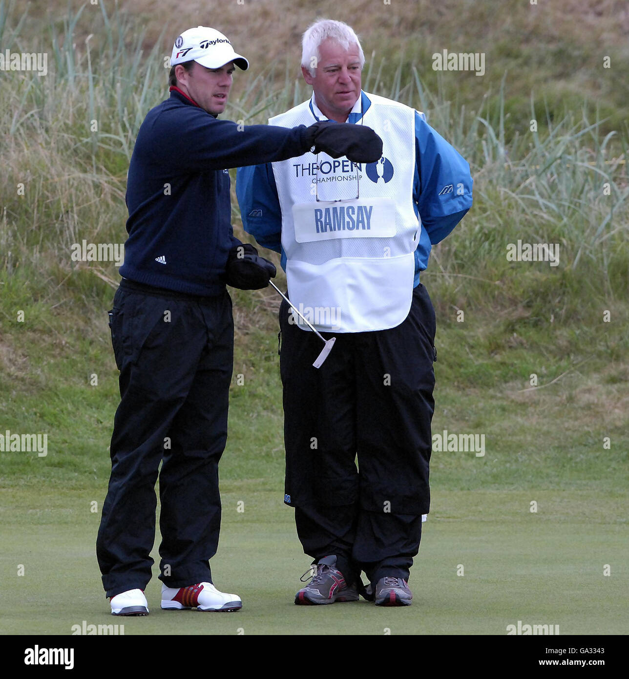 Scotland's Richie Ramsay on the 1st green during the second day of The ...