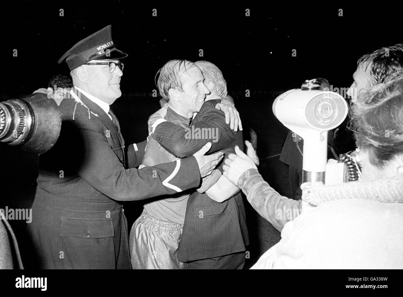 Matt busby bobby charlton hi-res stock photography and images - Alamy