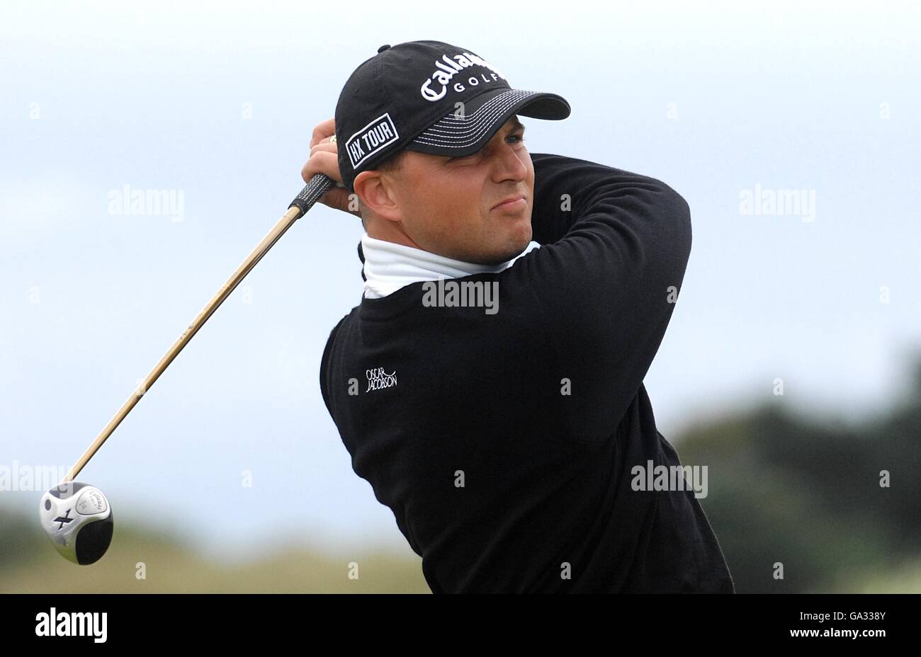 Sweden's Niclas Fasth in action during The Open Championship at the ...