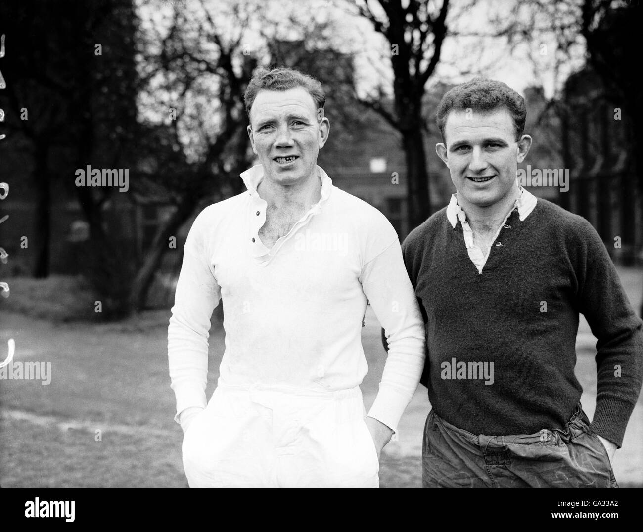 (L-R) Scotland's Tom Elliot and Hugh McLeod Stock Photo - Alamy