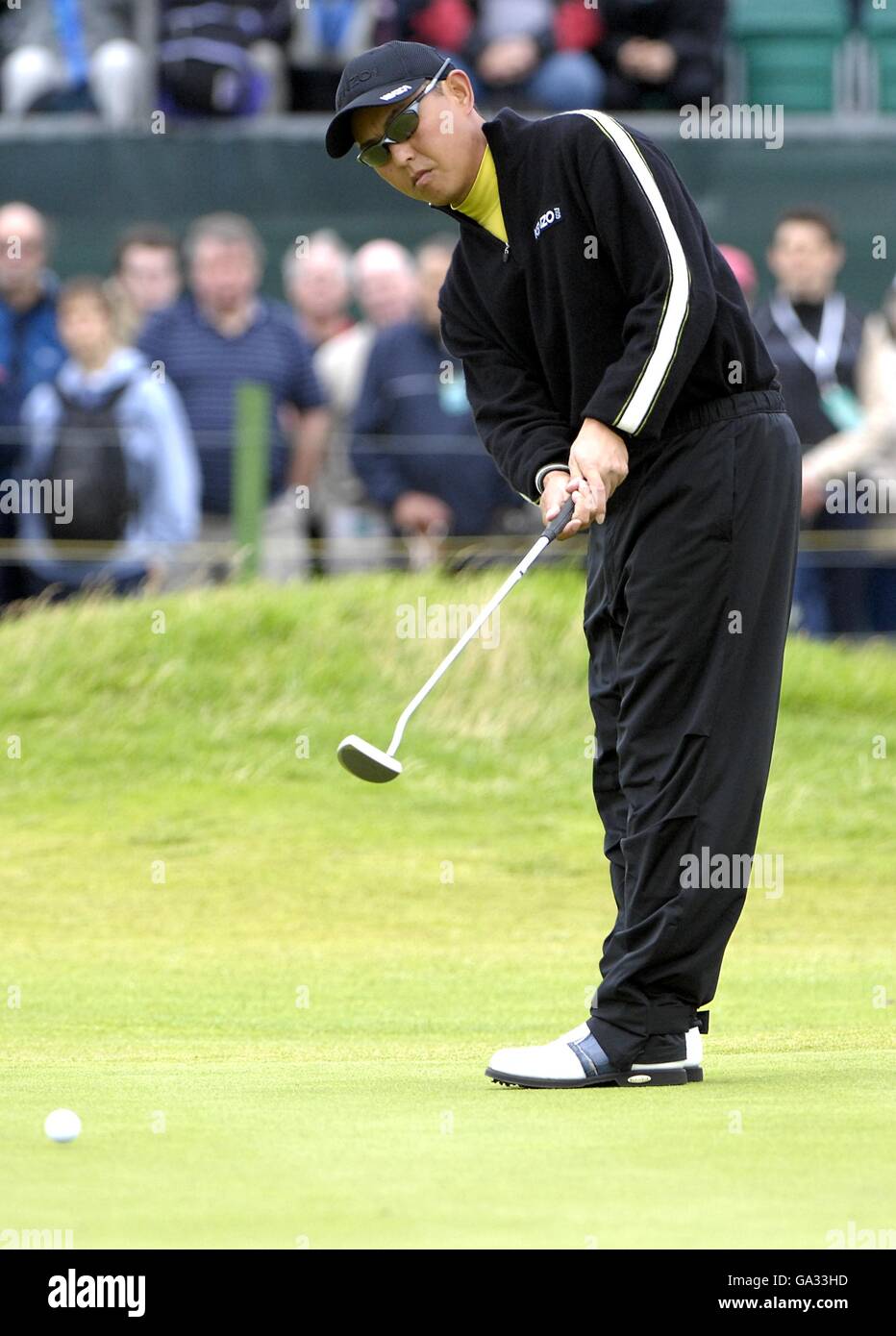 Japan's Toru Taniguchi in action during The Open Championship at the ...