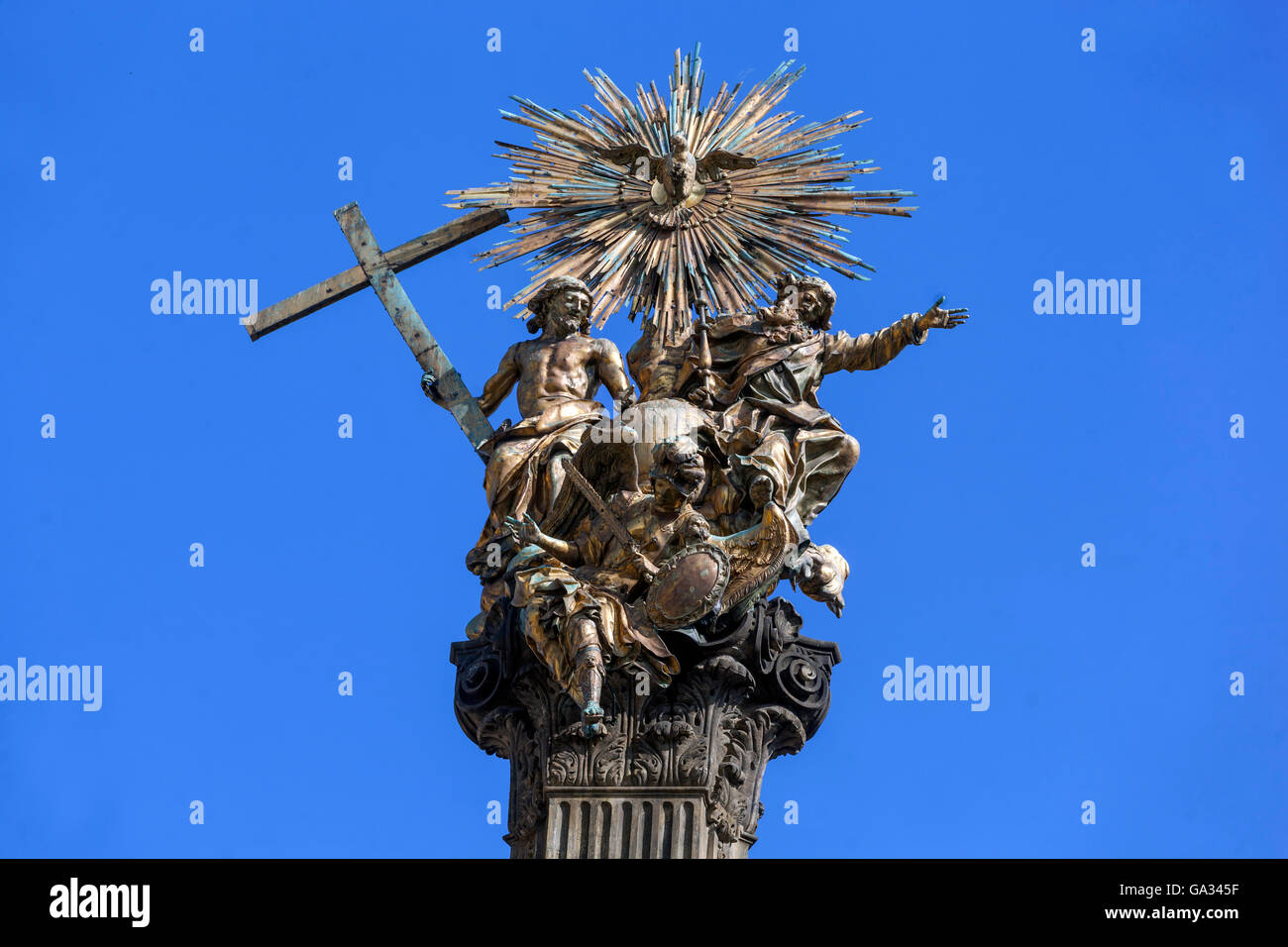 Olomouc Column of the Holy Trinity Czech Republic, Europe Baroque top ...