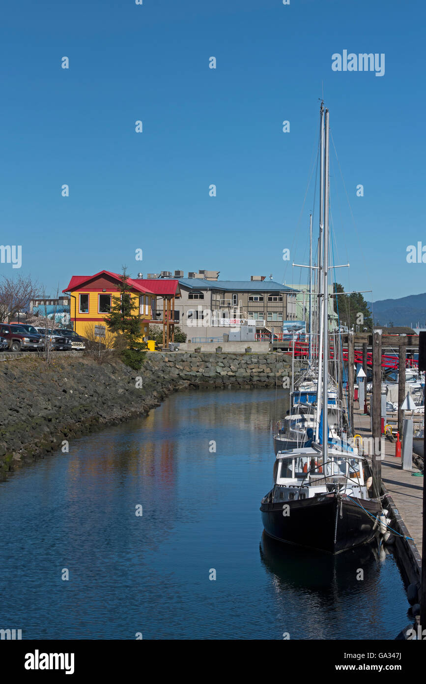 Discovery Harbour Marina located in Campbell River on the east coast of ...